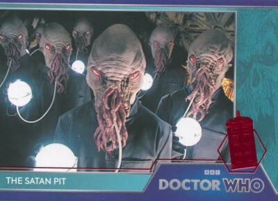 Rare New 2023 Doctor Who Red TARDIS Parallel Base chase card number 64 ...
