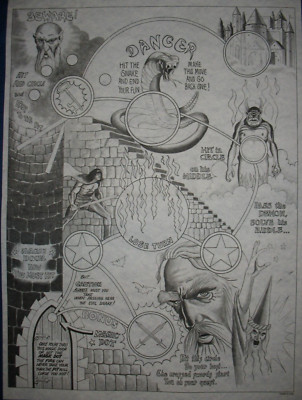 * TRI CHEM 7788 CASTLE QUEST DART GAME DANGE SNAKE DEMON Picture ...