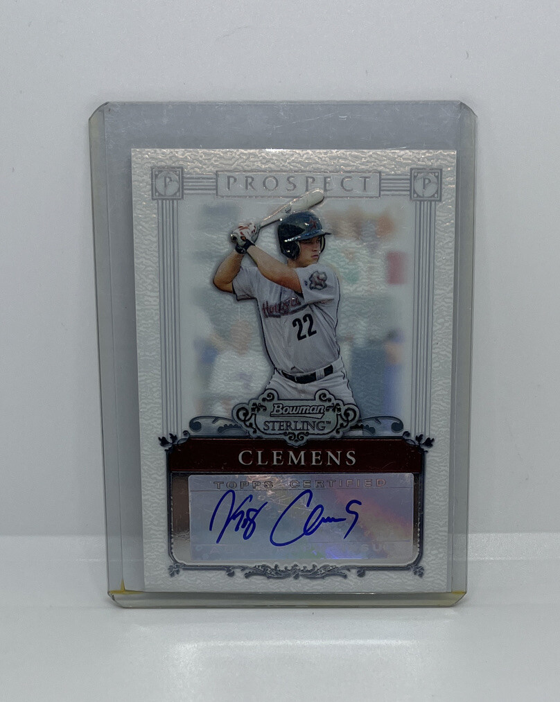 2006 bowman sterling prospects auto koby Clemens son of roger rc | eBay