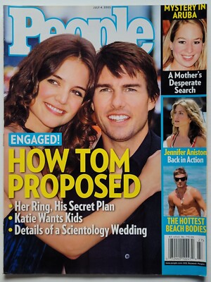 KATIE HOLMES & TOM CRUISE July 2005 PEOPLE Magazine NATALIE HOLLOWAY ...