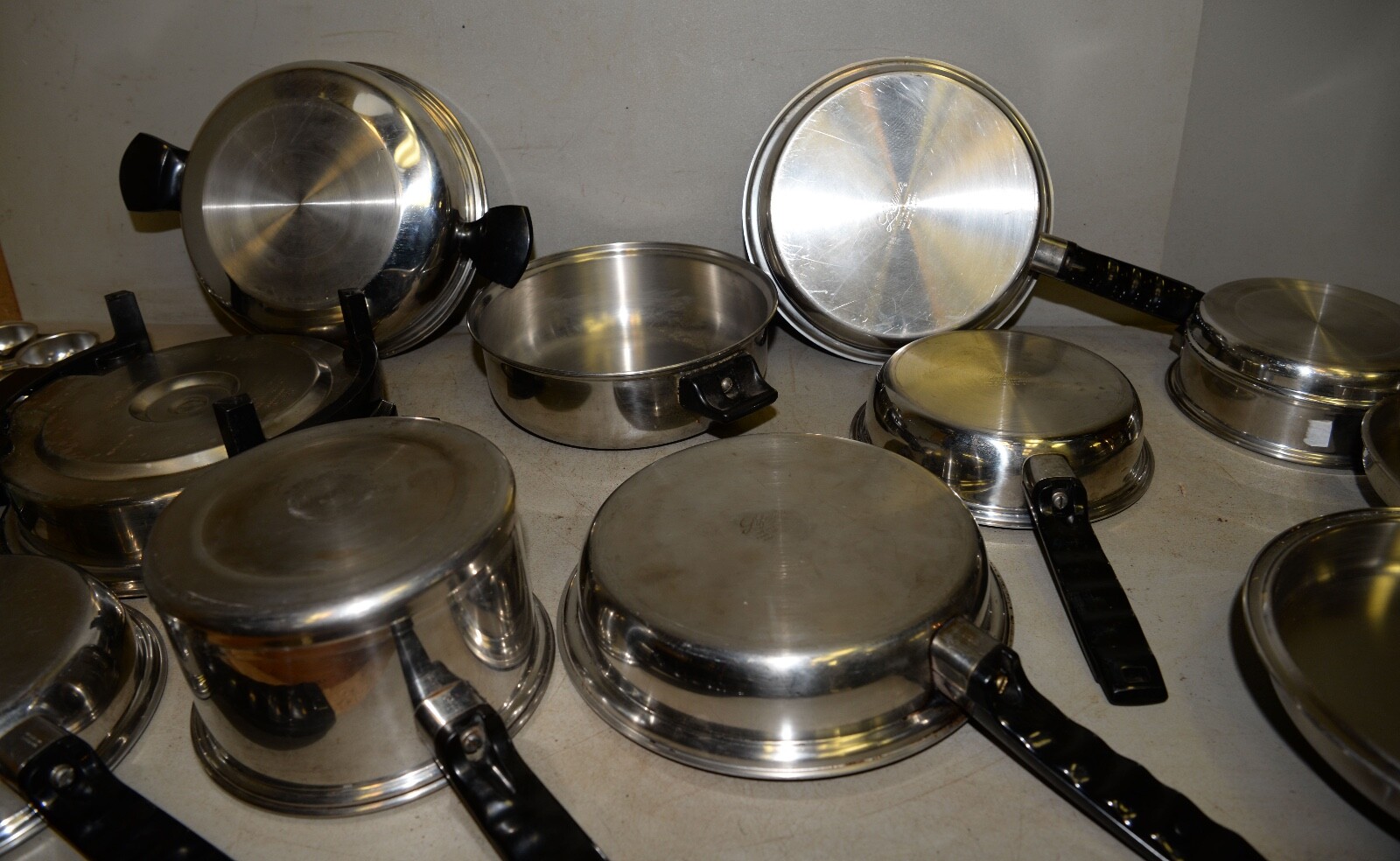 Vintage Lifetime cookware 12 pcs collectible quality chef pots & pans ...