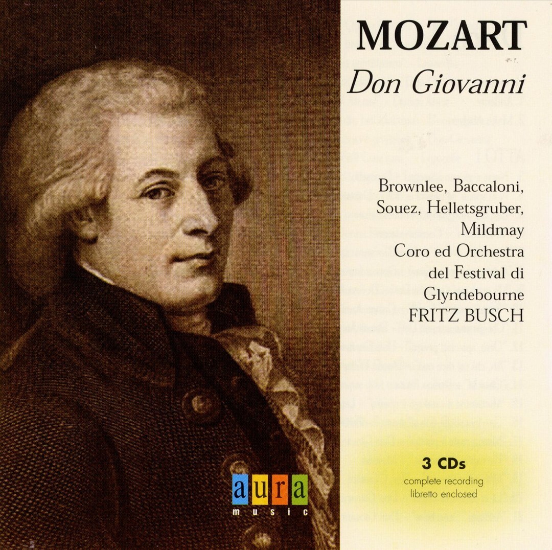 Mozart: Don Giovanni (CD, Aug-2003, 3 Discs, Aura Classics) for sale ...