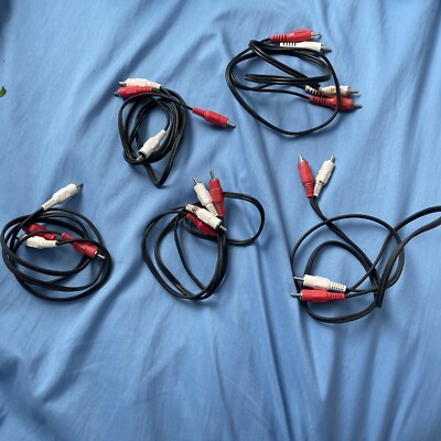 5 Composite Audio Cable with Red and White RCA Connectors 40 Inches ...