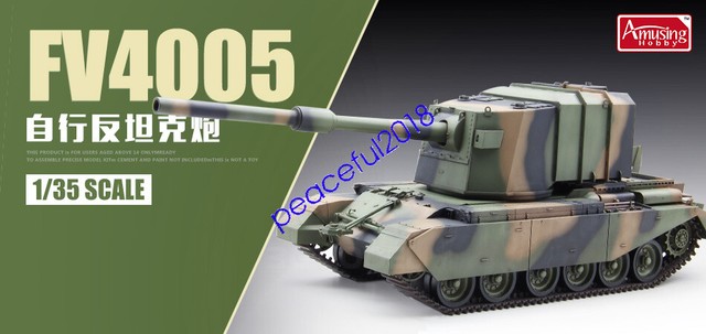 Amusing Hobby 35A029 1/35 Scale Fv4005 Stage 2 Self-propelled Gun 2020 ...