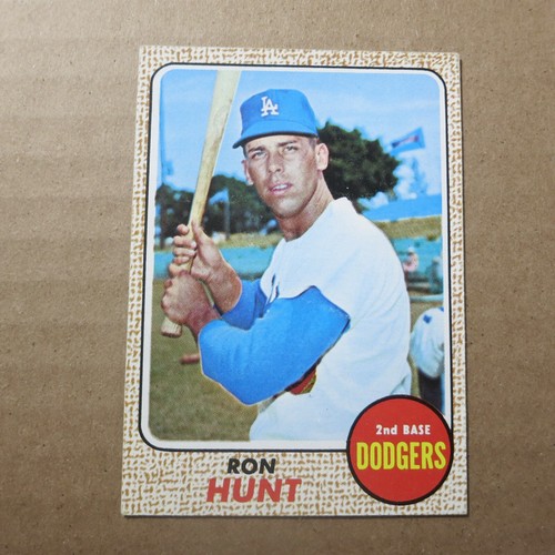 Ron Hunt 1968 Topps #15 Los Angeles Dodgers EX | eBay