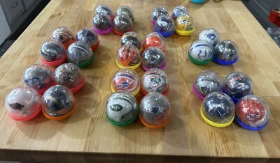 Lot of 31 Mini NFL Gumball Vending Machine Helmets Circa Early 2000s ...