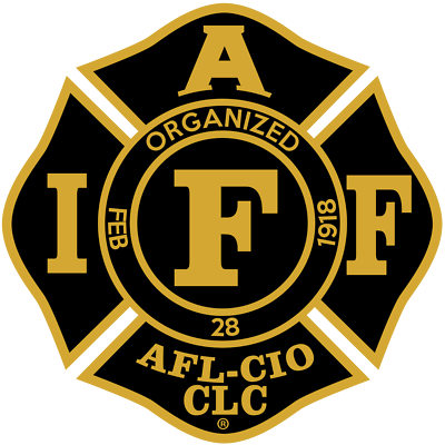 The 4" Reflective Black and Gold IAFF Union Vinyl Firefighter Us Made 4 ...