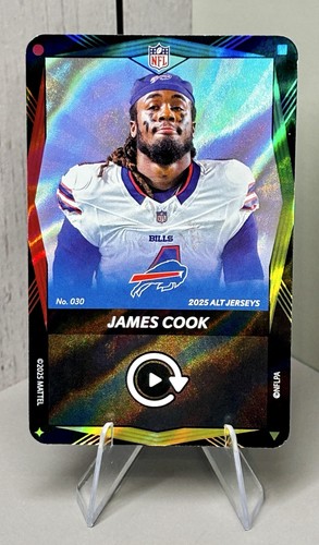 2025 UNO ELITE ALT JERSEYS EDITION RED BLUE GREEN FOIL JAMES COOK #030 ...
