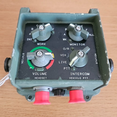 Military Radio C 12357 VRC Control Box Vic 3 Lite Intercom A3205746 ...