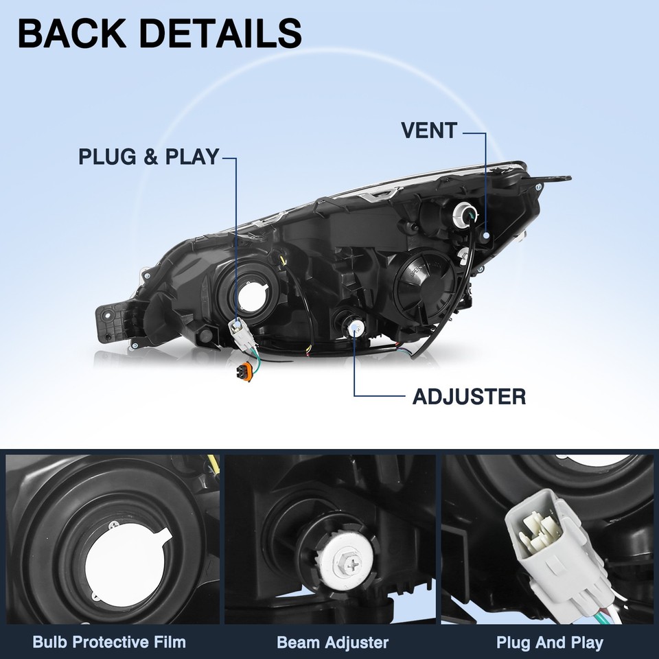 Headlight Assembly For 2010-2012 Subaru Outback/Legacy FACTORY Right ...