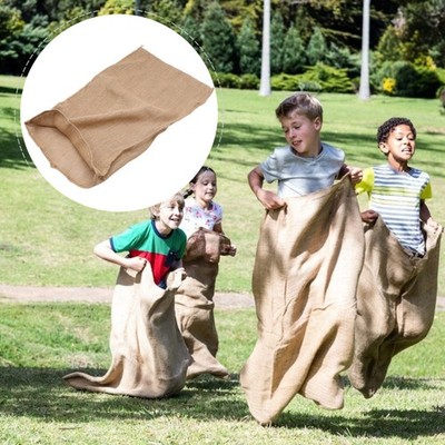 1pc Multi-functional Burlap Potato Sack Family Games Race Bags Large ...
