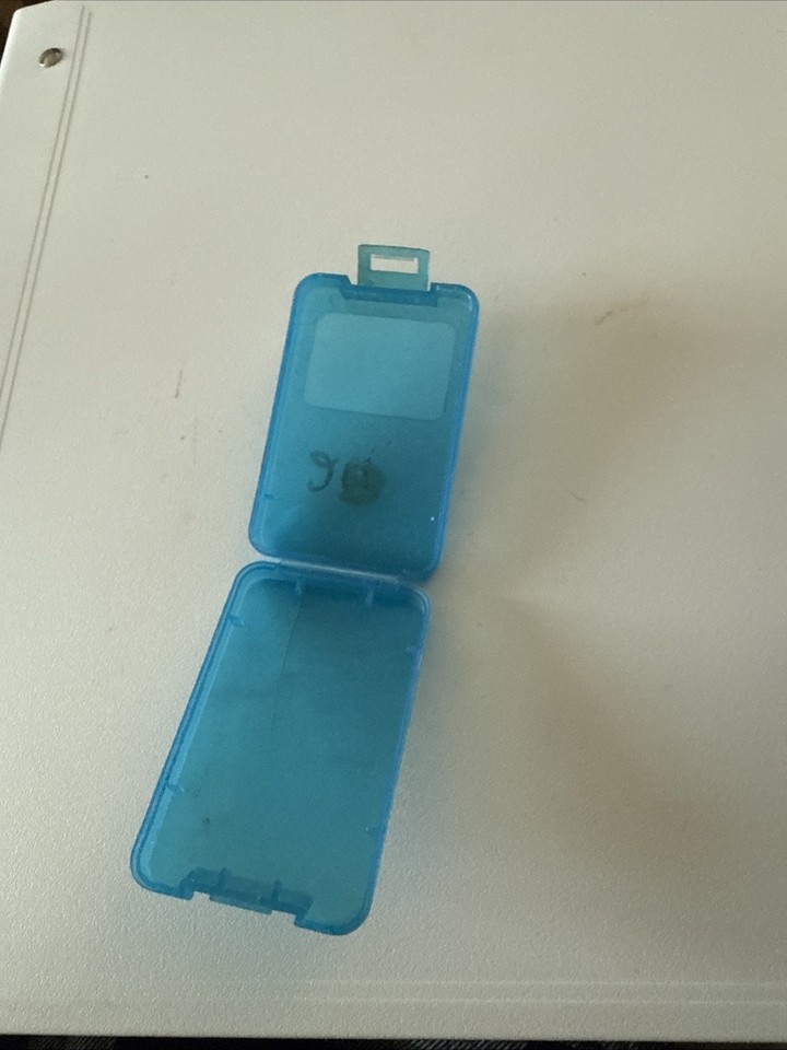GameCube Memory Card Blue Plastic Case | eBay