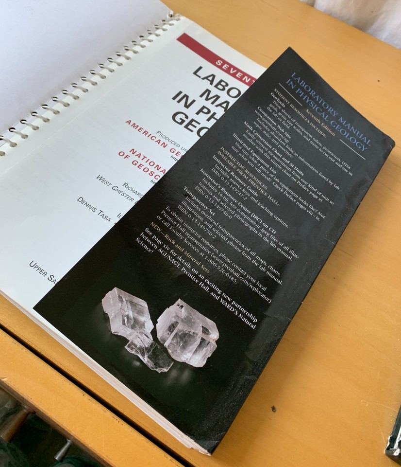 Laboratory Manual in Physical Geology - 7th ed - Pearson Prentice Hall ...