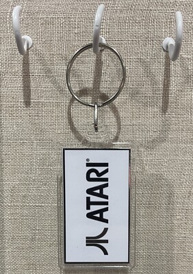 Atari Acrylic Double Sided Keychain Key Ring Arcade Video Game | eBay