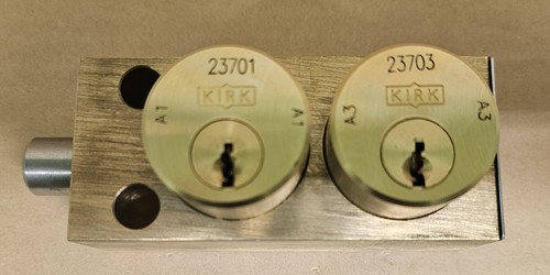 KIRK Key Interlock SD Series Flat Mounted Double Cylinder | eBay