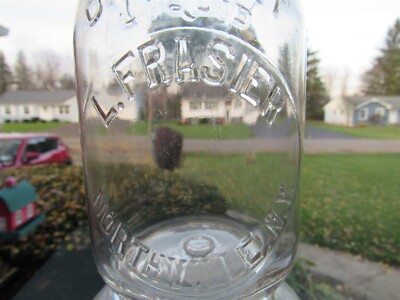 TREP Milk Bottle L Frasier Dairy Farm Northville NY FULTON COUNTY 1940 ...