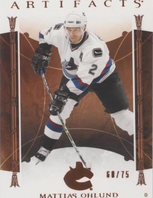 2022-23 Upper Deck Artifacts - Legends Mattias Ohlund #161 Autumn /75 ...