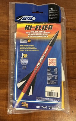 Estes HI-FLIER Flying Model Rocket Kit Skill Level 1 Model # 2178 ...