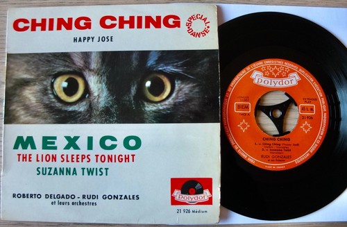 ROBERTO DELGADO RUDI GONZALES CHING CHING 7" EP POLYDOR (1962) EX ...
