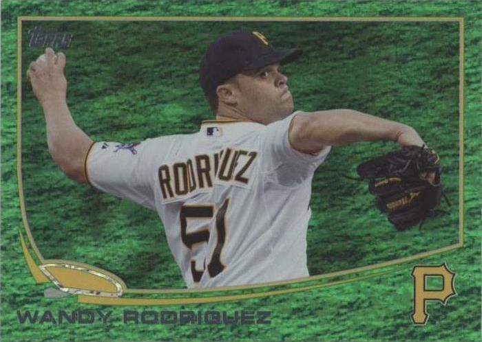2013 Topps - Wandy Rodriguez #523 Emerald Foil for sale online | eBay