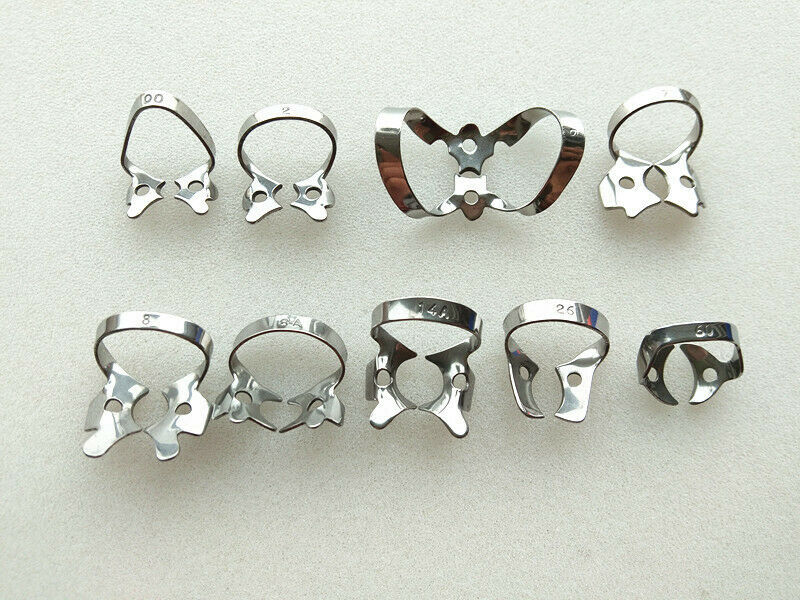 Dental Rubber Dam Frame Punch Template Clamps Forceps Plier Endo Lab ...