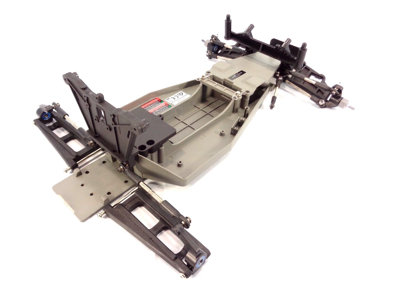 NEW TRAXXAS RUSTLER VXL COMPLETE CHASSIS KIT ROLLER ARM TOWER MAIN ...