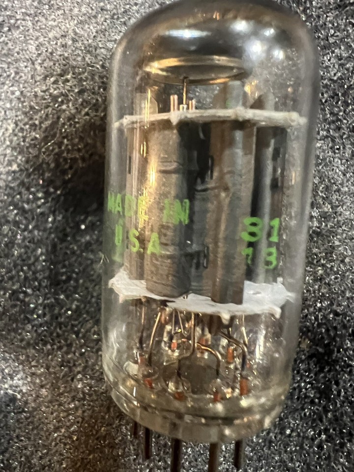 Sylvania Baldwin Label 12AX7 ECC83 Grey Long Plate Halo HICKOK&Maxi ...