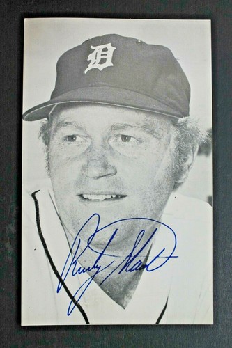 Rusty Staub Detroit Tigers Stamped Autograph 3x5 1978 Team Issued Photo ...