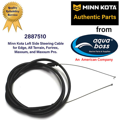 Left Steering Cables 2887510 for Minn Kota Trolling Motors. | eBay