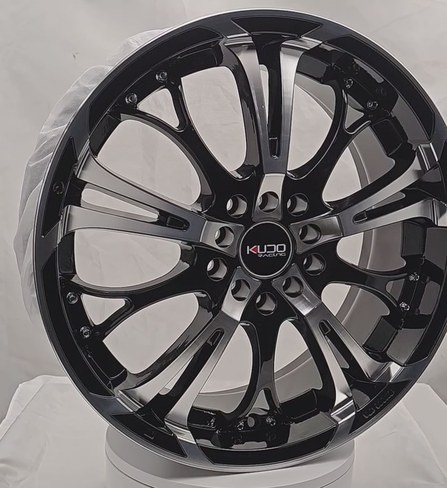 17" Wheels Rims Black Polish Face Honda Civic Accord Lexus IS300 Toyota ...