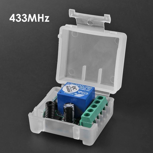 DC 12V 1 Channel 433MHz Wireless RF Remote Control Relay Switch ...