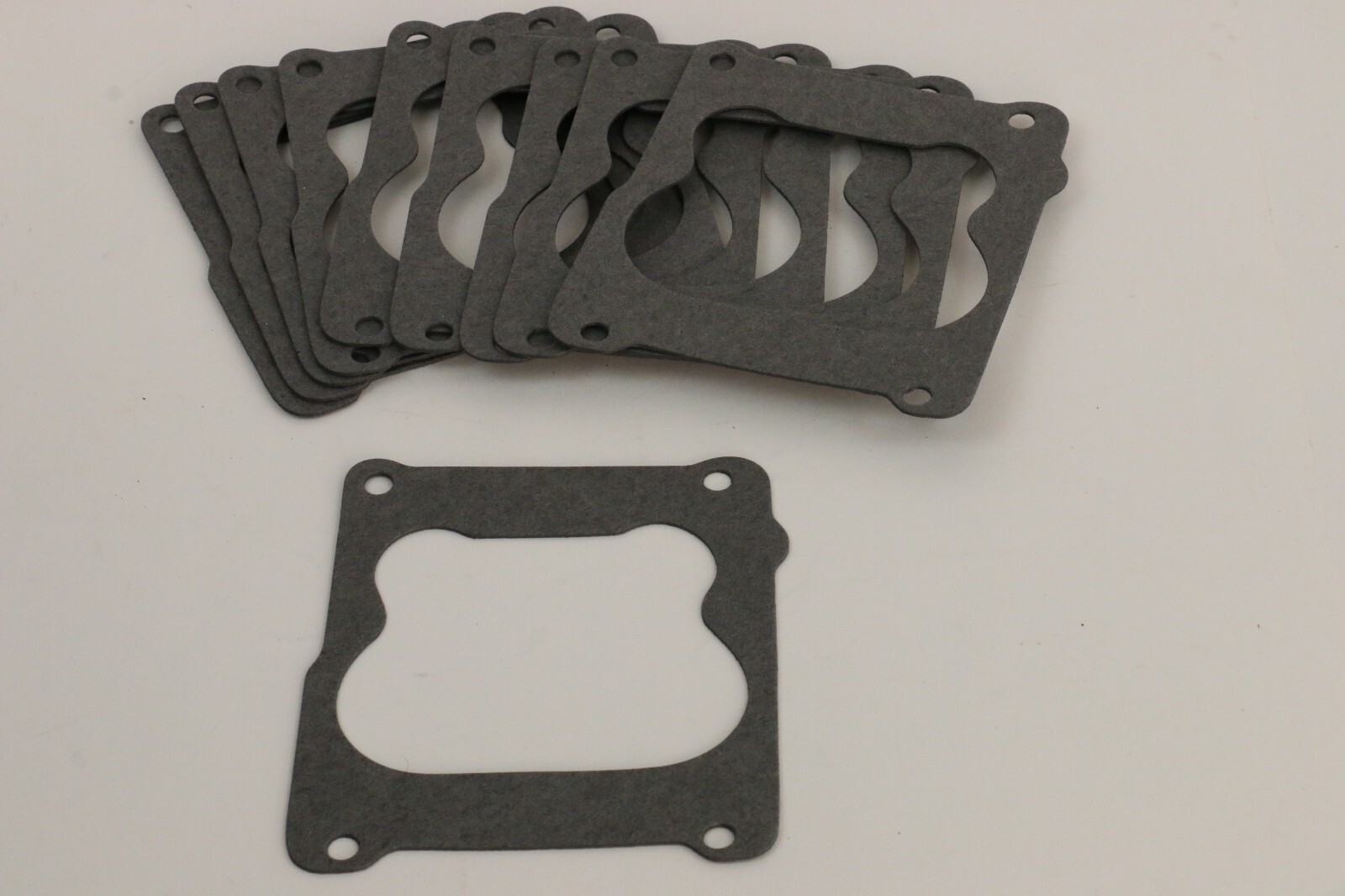 (10) Rochester Quadrajet Open Carburetor Base Gaskets SBC 327 350 BBC ...