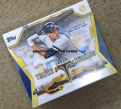 2020 TOPPS TRIPLE THREADS BASEBALL HOBBY BOX FREE PRIORITY SHIPPING | eBay
