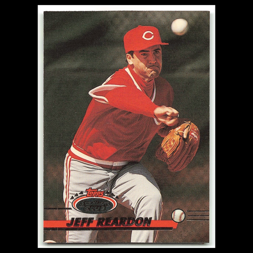 Jeff Reardon #602 1993 Topps Stadium Club Cincinnati Reds Baseball Card ...