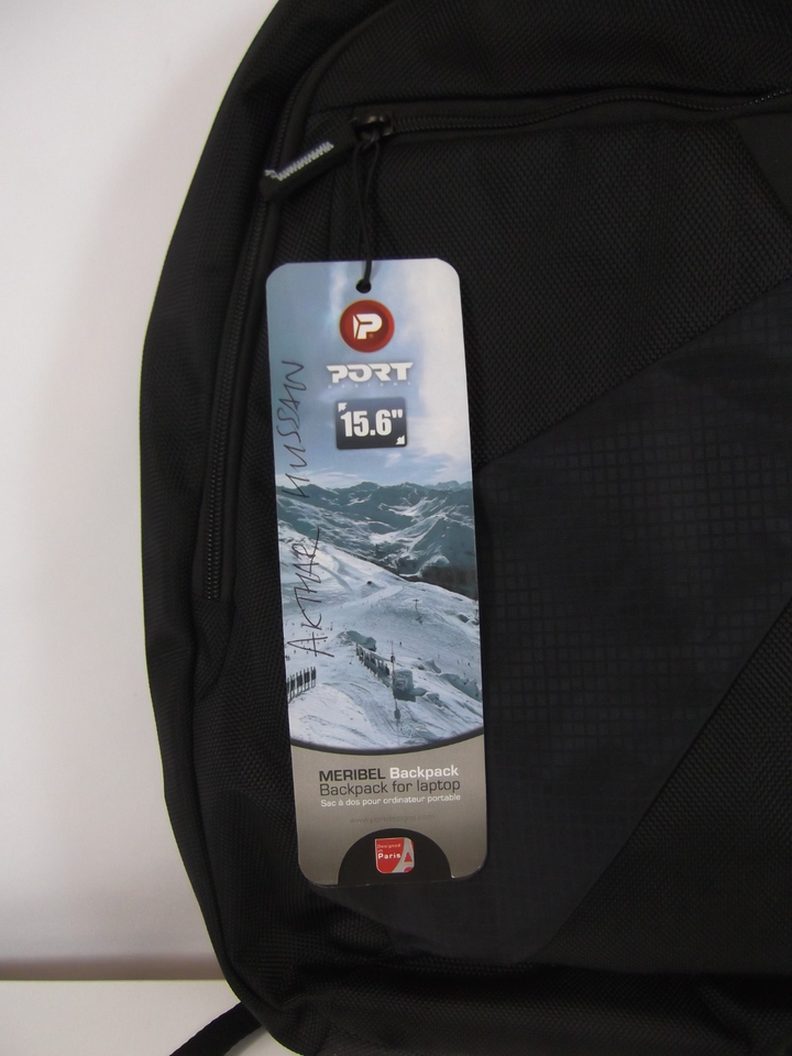 Port Designs Meribel 15.6 Inch Laptop Backpack , Black, BNWT RRP £50 # ...