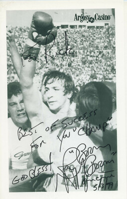 *RAY( BOOM BOOM) MANCINI* SIGNED AUTOGRAPH B/W 7X11 W/COA | eBay