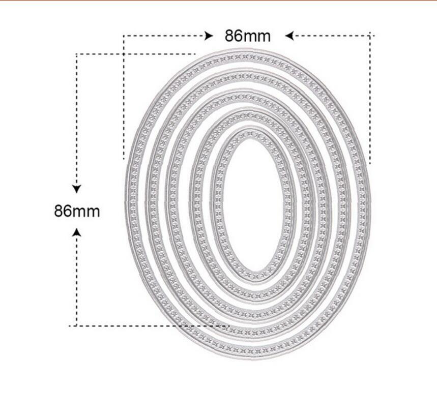 Metal Cutting Dies DIY Frame Scrapbooking Embossing Paper Wedding Cards ...