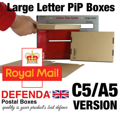 C5 A5 BOXES Royal Mail Postage PiP POSTAL LARGE LETTER Size QUALITY ...