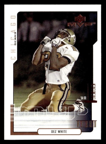 Dez White 2000 Upper Deck MVP Rookie Card #202 Chicago Bears | eBay