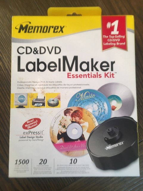 Memorex CD and DVD Label Maker Essentials Kit - 1500 Images & Clip Art ...