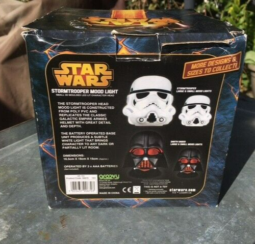 Star Wars Stormtrooper 3D Mood Light Desk Lamp Portable Nightlight | eBay