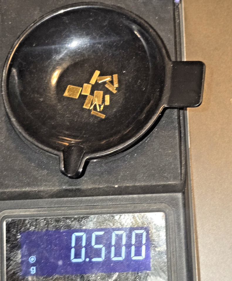 1/2 Gram Gold PIECES 9999 Bullion 24K Projects, JEWELRY Repairs PURE ...