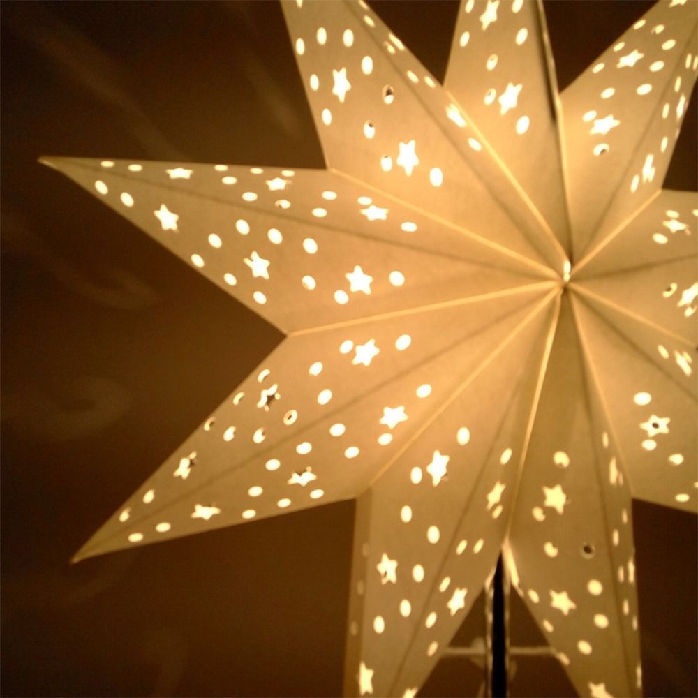 Star Lamp Shades Hanging Pendants Nine-pointed Star Christmas Lanterns ...