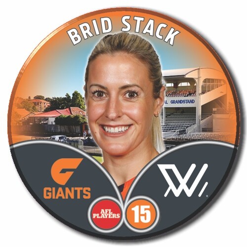2023 AFLW S7 GWS Giants Player Badge - STACK, Brid | eBay Australia