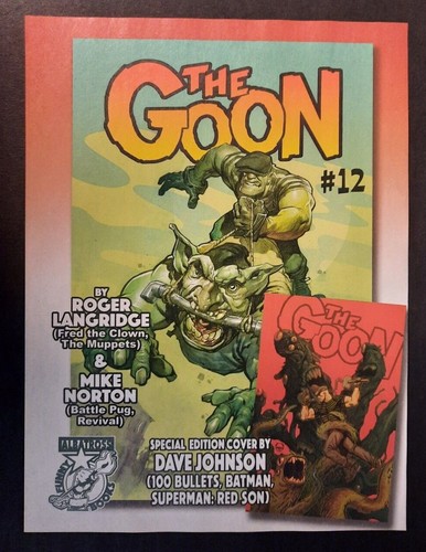 THE GOON Issue #12 Comic Book Art ALBATROSS ~ Magazine Page PRINT AD | eBay