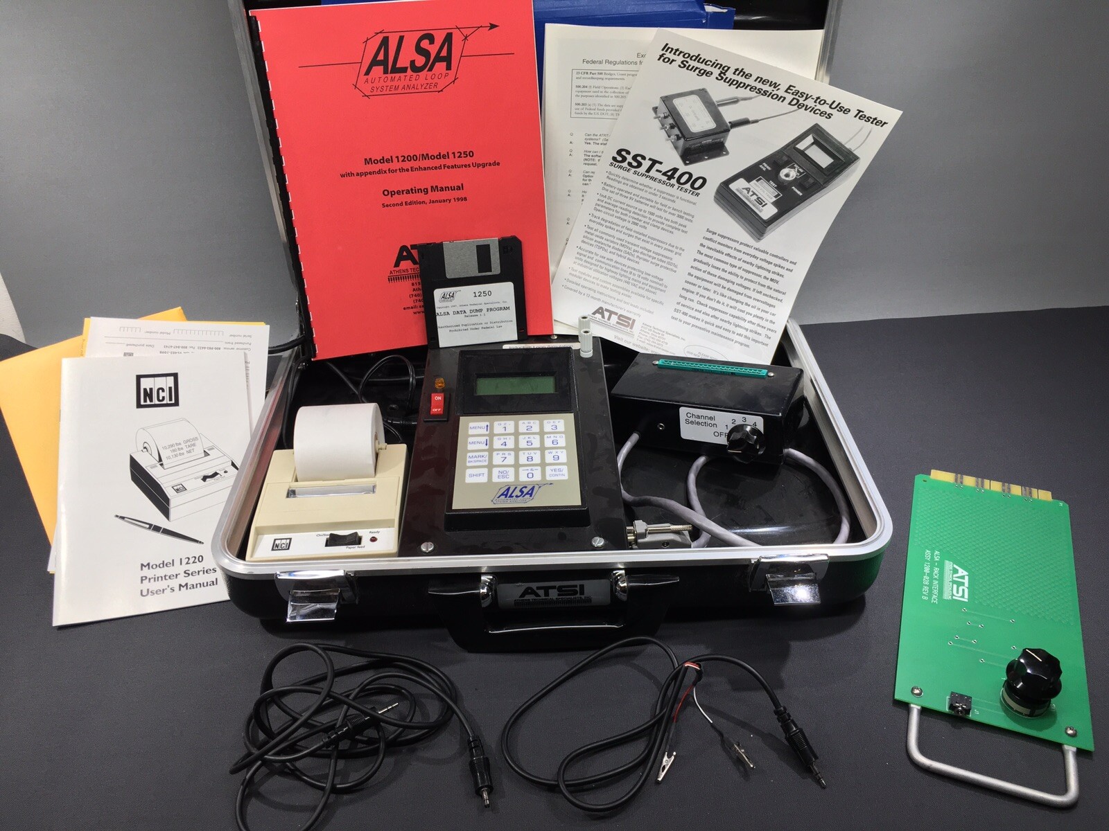 ALSA Automated Loop System Analyzer 1250 ATSI SST-400 Surge Supression ...