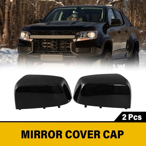 2Pcs Gloss Black Side Wind Mirror Cover Caps For 2015-2021 GMC Canyon ...