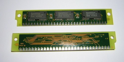 Vtg 1MB 30-Pin SIMM Parity RAM DRAM Memory Module 70ns Goldstar ...