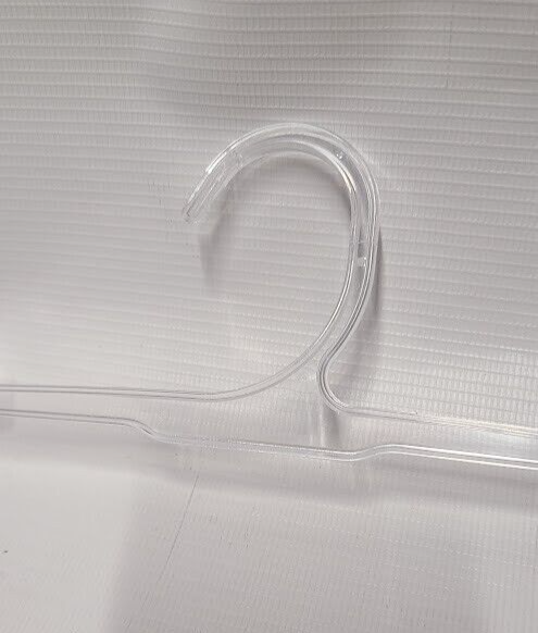 60 pcs GS19 Plasti-Form 10" clear Plastic Bra Panty Underwear Hangers ...