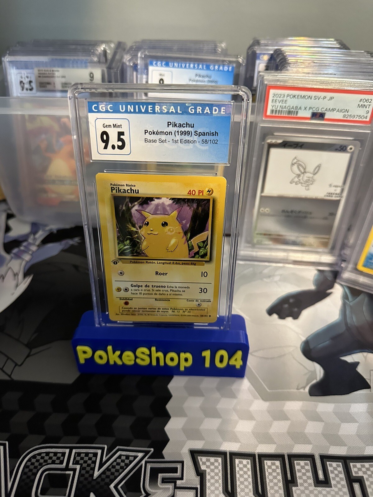 Pokémon TCG Pikachu Base Set 58/102 Regular 1st Edition Common for sale ...